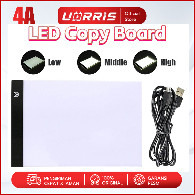 Jual A4 Led Light Pad Drawing Tracing Board Stensil Board Papan Jiplak ...