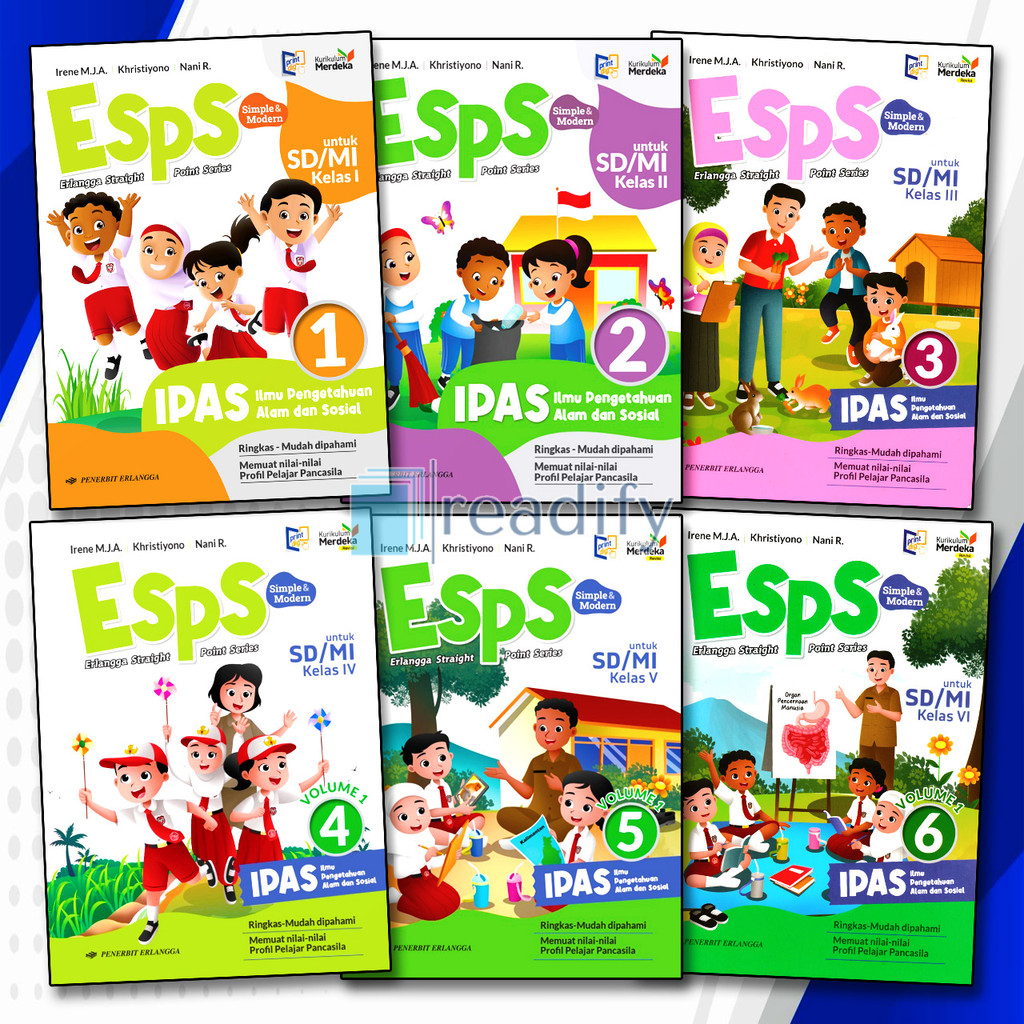 Jual ESPS IPAS Revisi Kelas 1 2 3 4 5 6 SD/MI Erlangga Kurikulum Merdeka Revisi Terbaru | Shopee ...