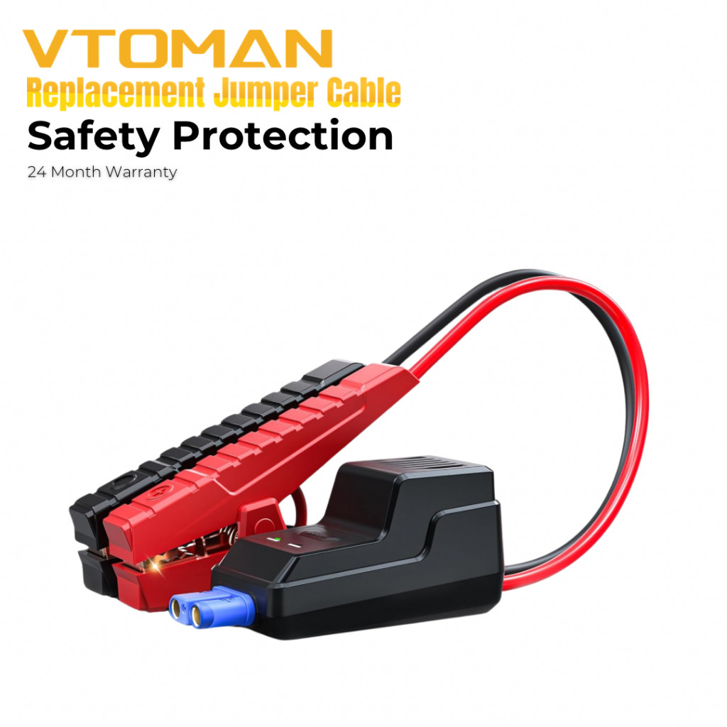Jual VTOMAN Kabel Jumper Pro 12V Dengan Tombol BOOST Jump Starter ...