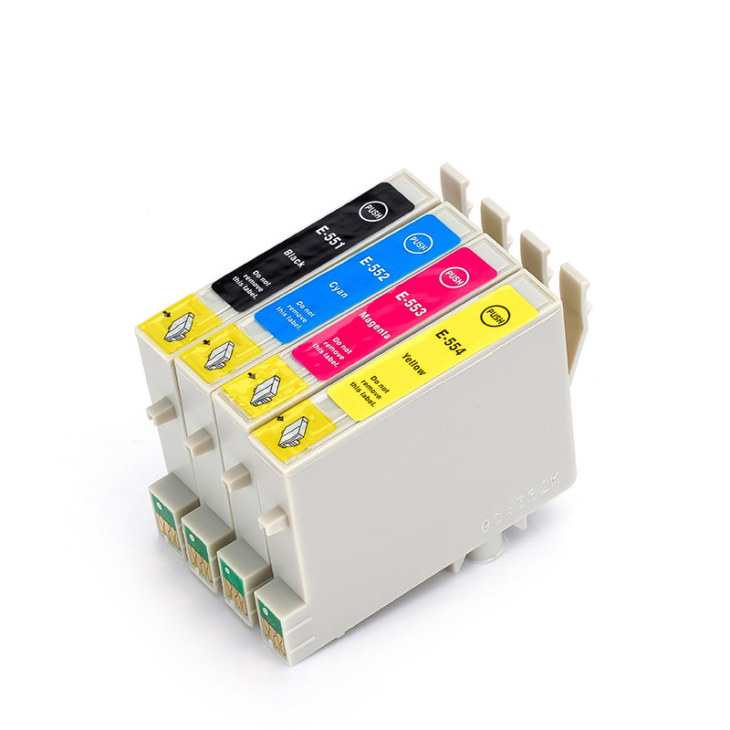 Jual 4 Color T0551 T0552 T0553 T0554 Ink cartridge T551 For Epson ...