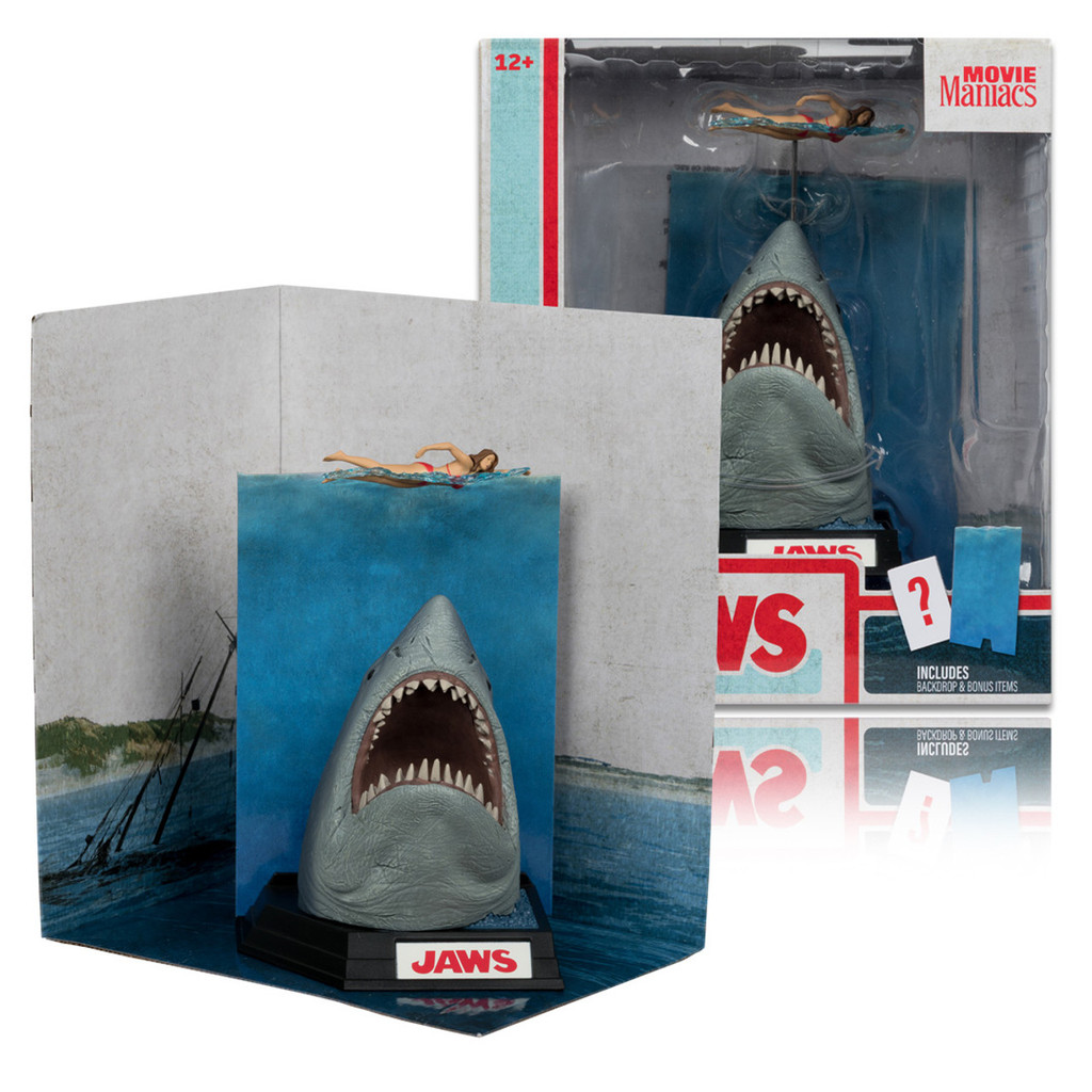 Jual McFarlane Toys Jaws: 50th Anniversary (Movie Maniacs: Jaws ) 6 ...