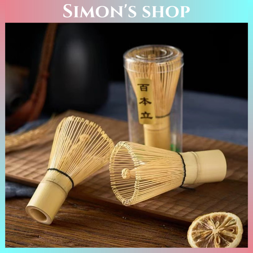 Jual Chasen Bamboo 100 / 120 Prong Whisk / Pengaduk Matcha Bambu ...