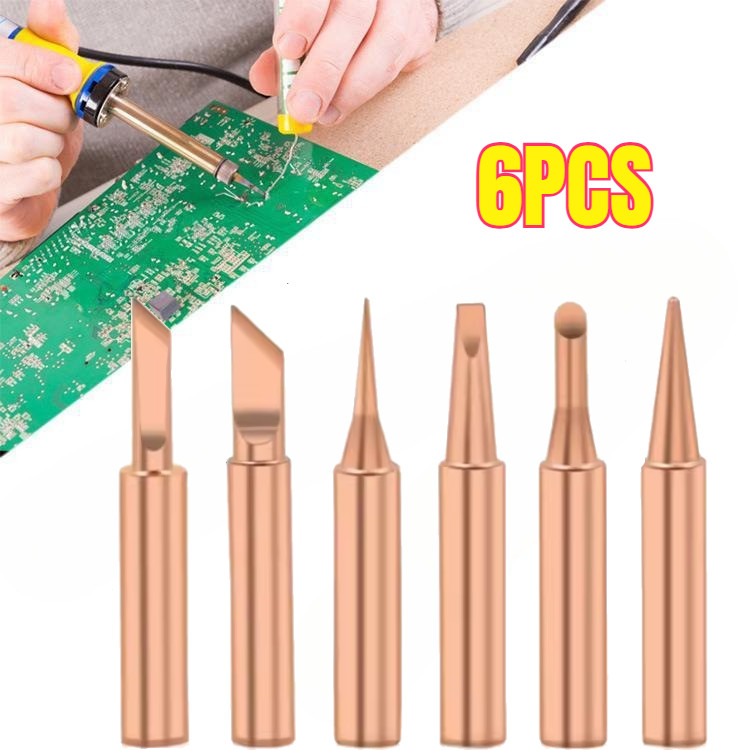 Jual 6 in 1 Mata Solder Tembaga/Solder Tip/Tips Besi Solder/Ujung ...