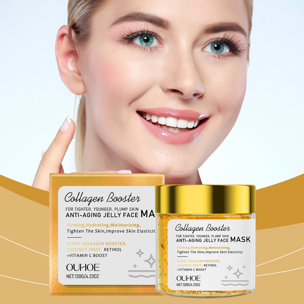 Jual OUHOE【Masker Gel Jelly】 Melembapkan/Menghidrasi/ Mengencangkan ...
