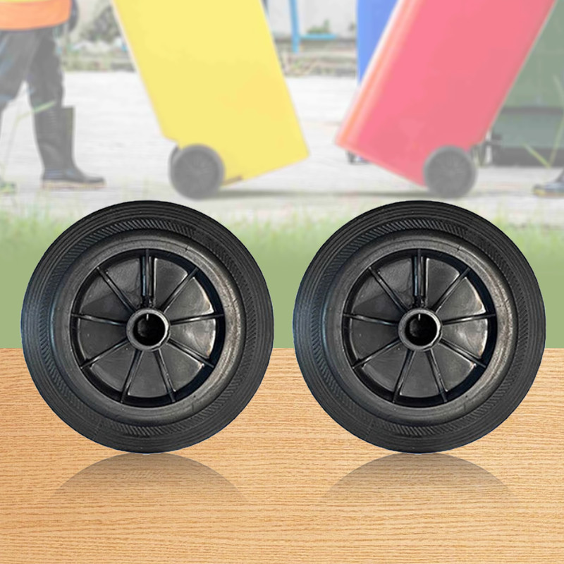 Jual Roda Gerobak Sampah 100 / 120 / 240 Liter Karet Sulo Dustbin Wheel ...