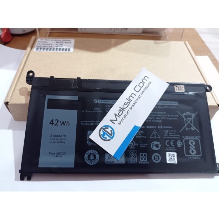 Jual Baterai laptop Dell Latitude 3490 3580 3480 3488 Series WDX0R ...