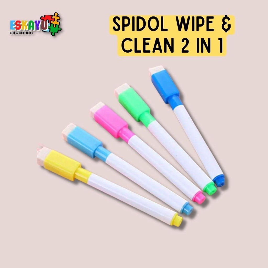Jual SPIDOL WIPE & CLEAN | Shopee Indonesia