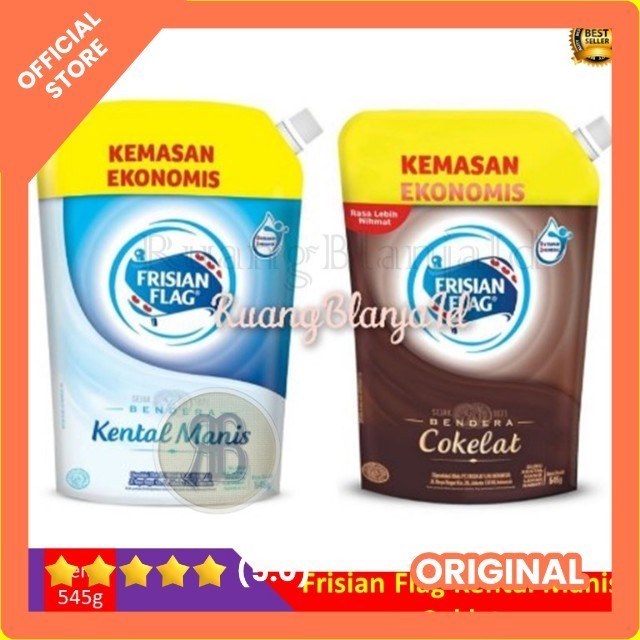 Jual SUSU KENTAL MANIS FRISIAN FLAG POUCH - SKM Putih - coklat | Shopee ...