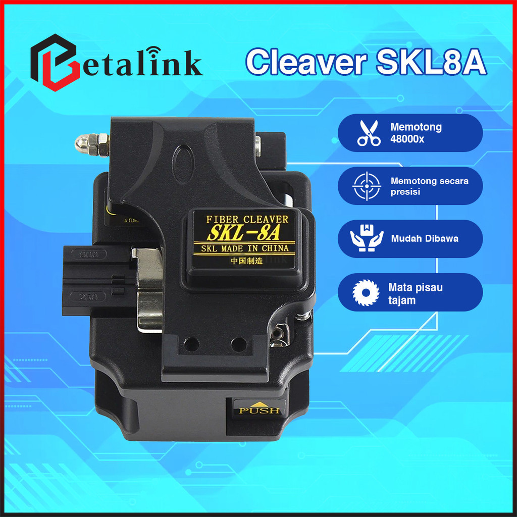 Jual [] Fiber Cleaver Cable Cutter SKL-8A FTTH Fiber Optic | Shopee ...