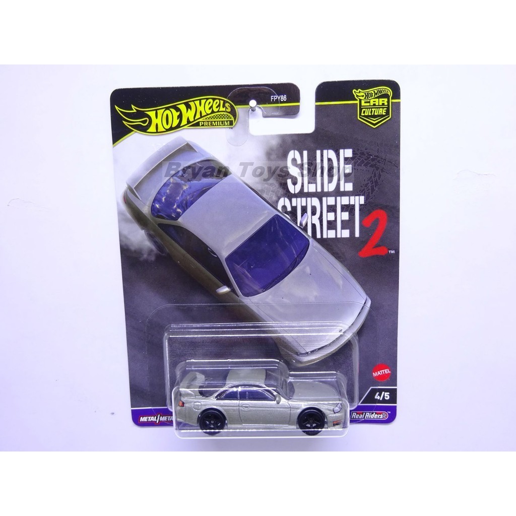 Jual Hot Wheels Premium Slide Street 2 Nissan 240SX S14 | Shopee Indonesia