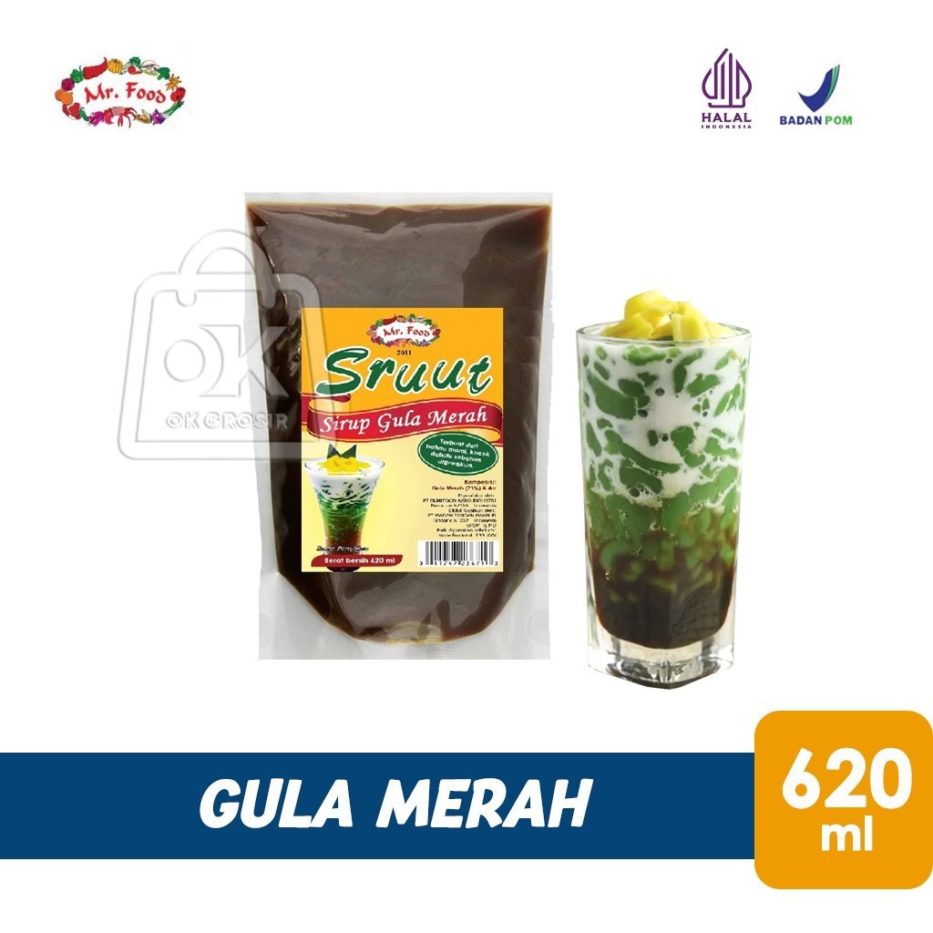 Jual Sirup Gula Merah Sruut Syrup Gula Cendol Dawet (Pouch 620ml ...