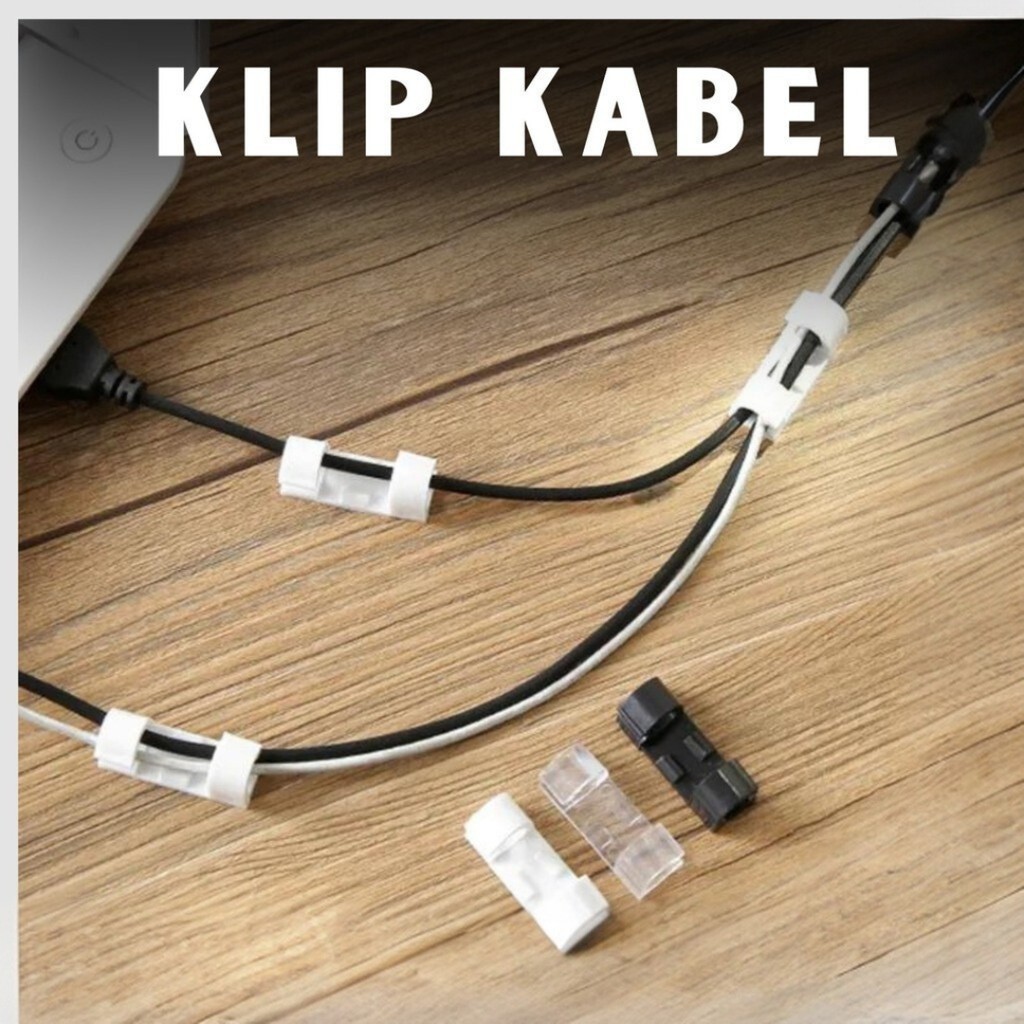 Jual Klip Kabel Penjepit Perapih Klem Clip Wire Hose Clamp Organizer 20 ...