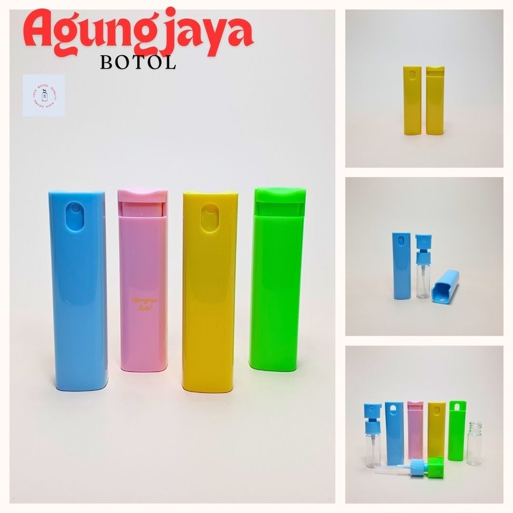 Jual Botol 10 ml Spray Cuboid Mist / Botol Kosong / Botol Parfum Kaca ...