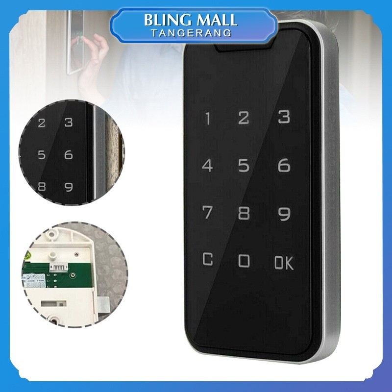 Jual Smart Password Lock Anti-theft Electronic Digital Door Keypad ...