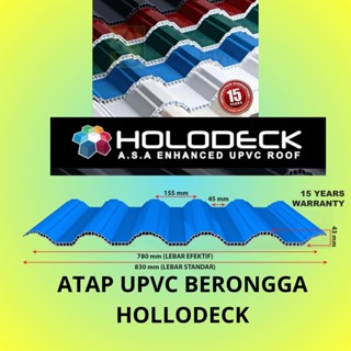 Jual Atap upvc double layer HOLODECK | Shopee Indonesia