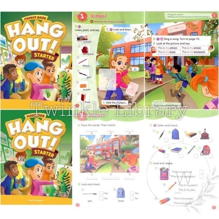 Jual Hang Out! Starter 1 2 3 4 5 6 Student Book / Workbook Bahasa Inggris Anak SD - Level ...