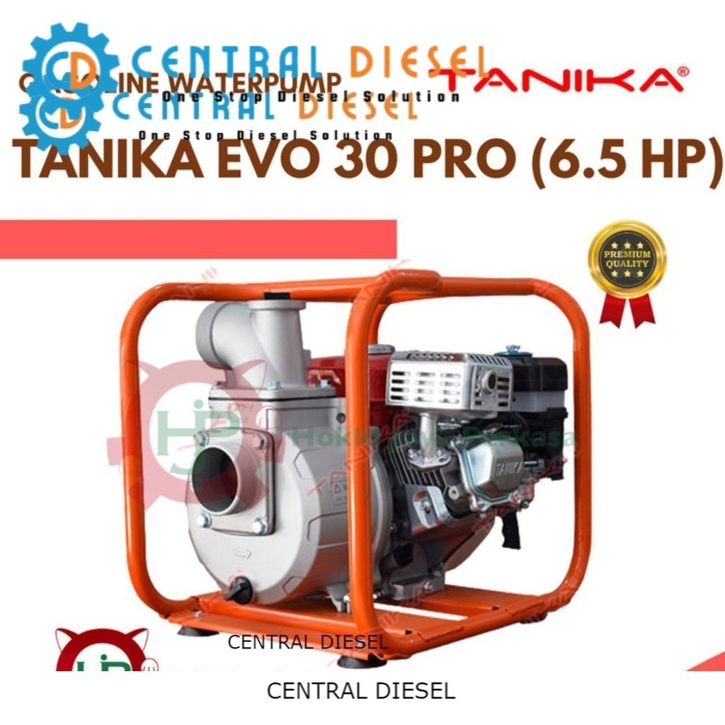 Jual Waterpump/ Mesin pompa air bensin/ Mesin irigasi sawah Tanika evo ...