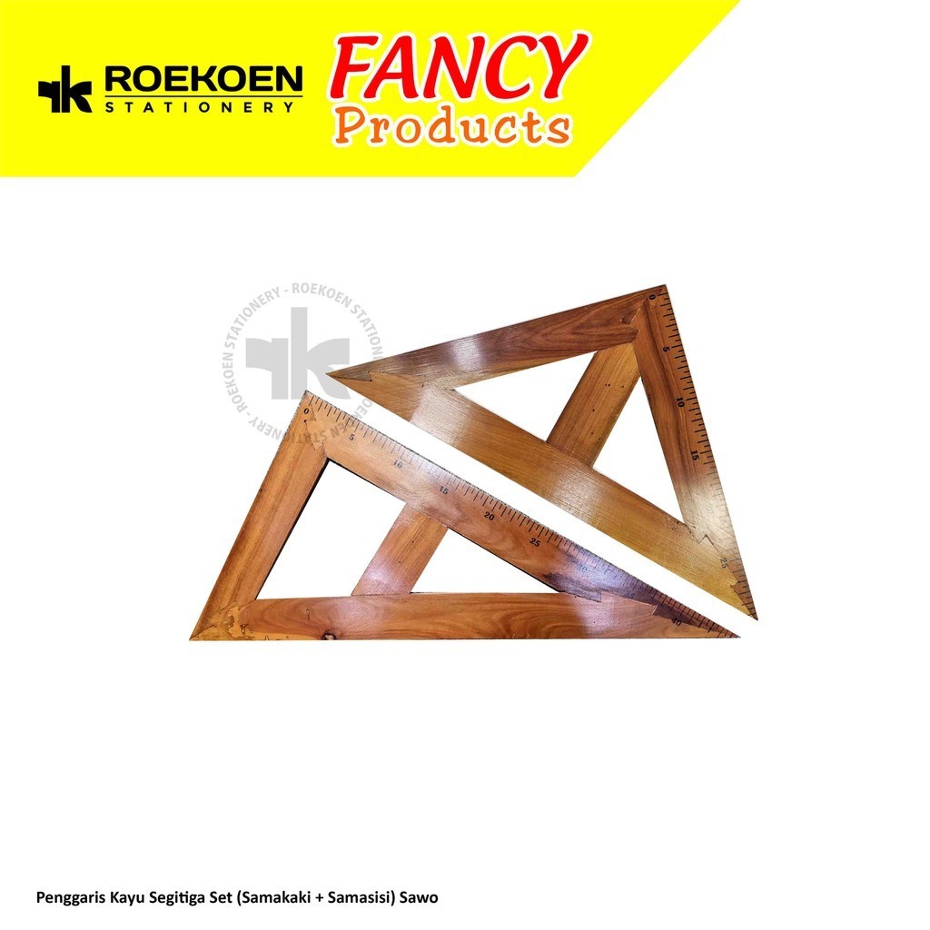 Jual Tanpa merek Penggaris Segitiga kayu (sama kaki+sama sisi) | Shopee ...