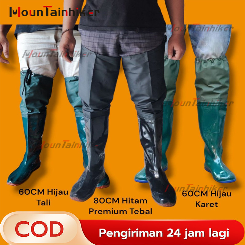 Jual 1 Pc Sepatu Boots Wanita Pria Celana Sawah Panjang / Anti Air ...