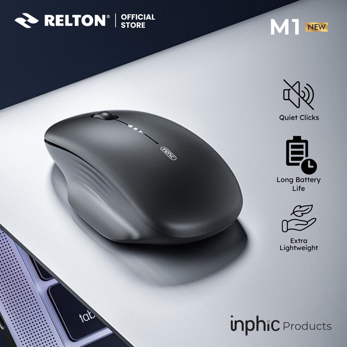 Jual Mouse Wireless Silent M1 (2nd Generation) INPHIC | Shopee Indonesia