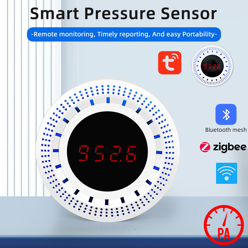 Jual Tuya Smart Atmospheric Pressure Sensor with Temperature and ...