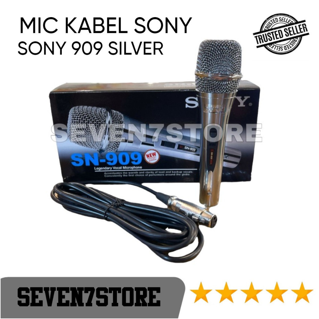 Jual MIC SONY SN-909 - MICROPHONE KABEL SONY - MIC KABEL SONY Dus ...