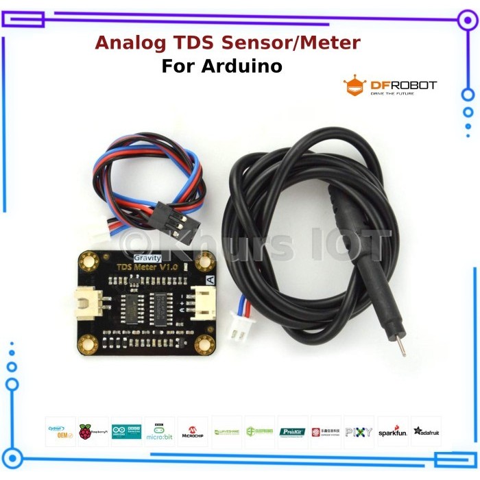 Jual DFRobot : Analog TDS Sensor/Meter for Arduino | Shopee Indonesia