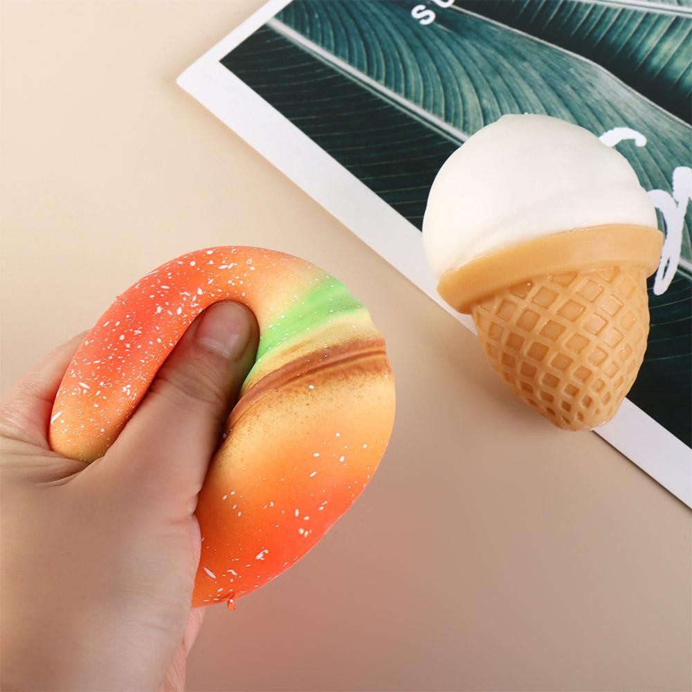 Jual Antistress Squishy Hamburger Fidgets Toy Ice-cream Sensory Toy ...