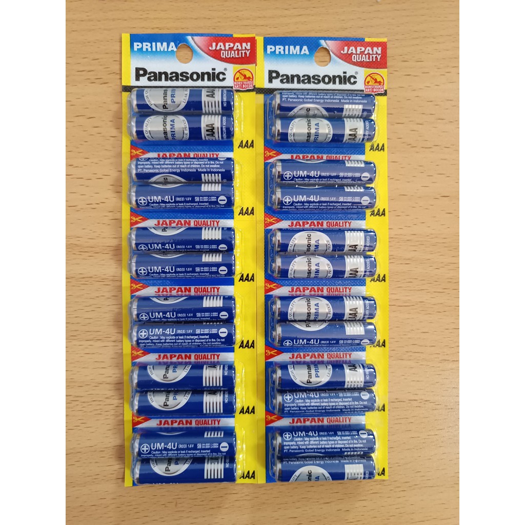 Jual BATERAI TYPE AAA PANASONIC/BATERAI REMOTE CONTROL | Shopee Indonesia