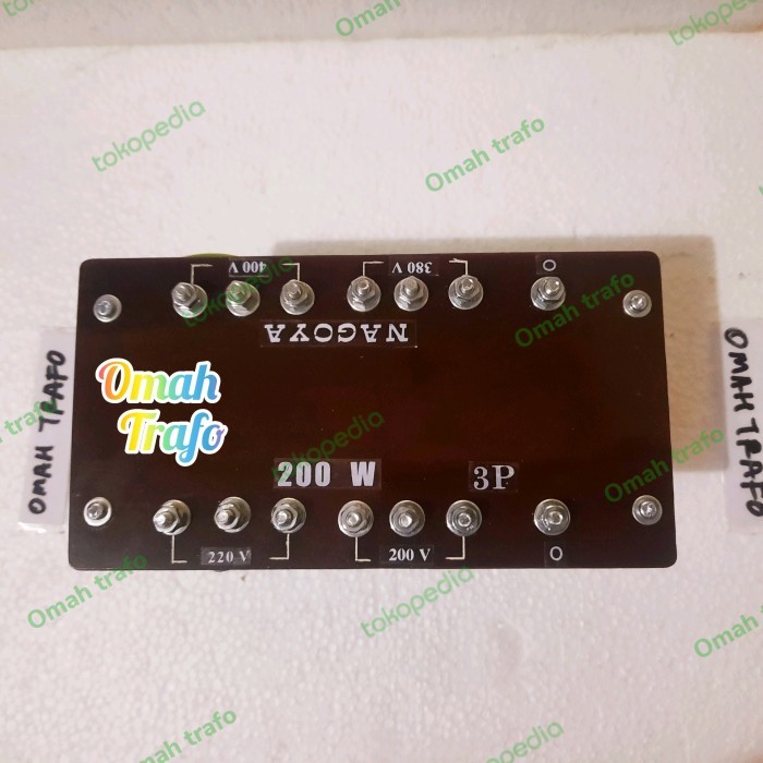 Jual travo step up down trafo auto 3 phase 200 watt 380 400v/ 200 220v | Shopee Indonesia