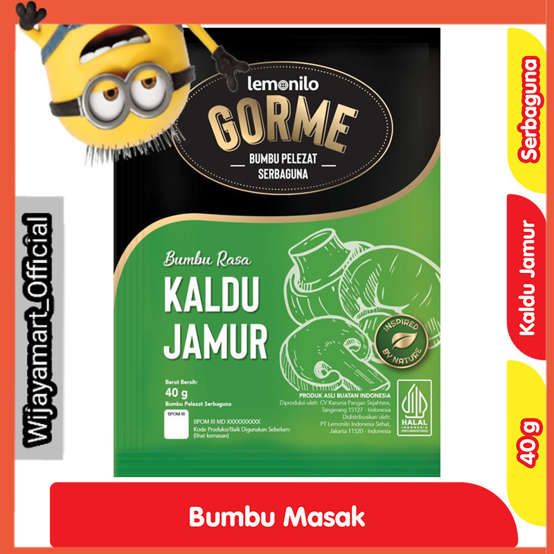 Jual Lemonilo Gorme Bumbu Rasa Kaldu Jamur 40 g | Shopee Indonesia
