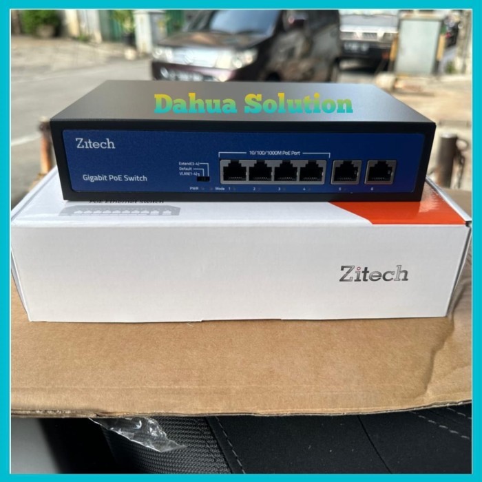 Jual PoE Switch Zitech ZT-HN4H2-48-V2 6 Port Switch with 4 PoE Ports ...
