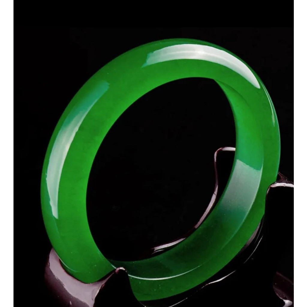 Jual Gelang Batu Giok Natural Emerald Gelang batu giok asli cina/Gelang ...