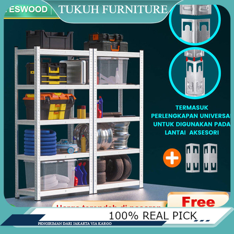 Jual TUK Rak Susun Besi Rak Besi Siku 5 Susun Rak Besi Susun Serbaa Rak ...