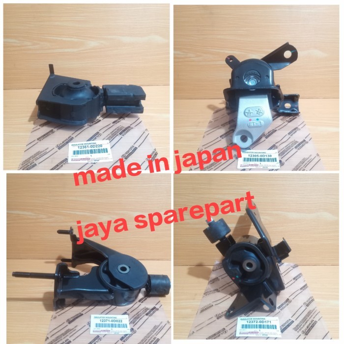 Jual engine mounting set new altis 2007-2010 1800cc made in japan 1ZZE ...