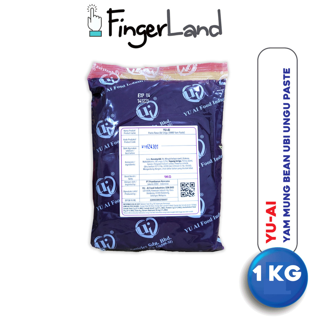 Jual YU-AI Yam Mung Bean Paste 1 KG Pasta Rasa Ubi Ungu | Shopee Indonesia