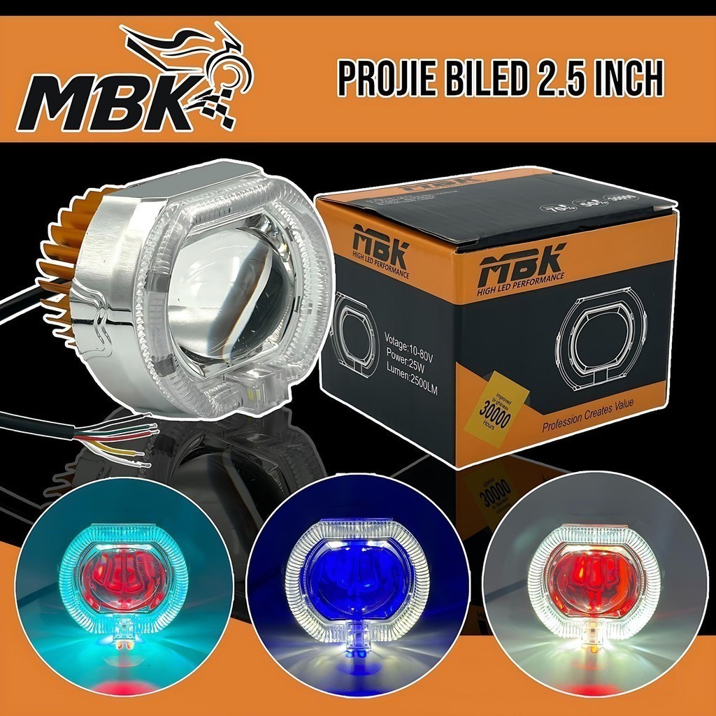 Jual Lampu Depan BILED Headlamp Projie Bi LED Mini 1 LENSA 2.5 Inch ...