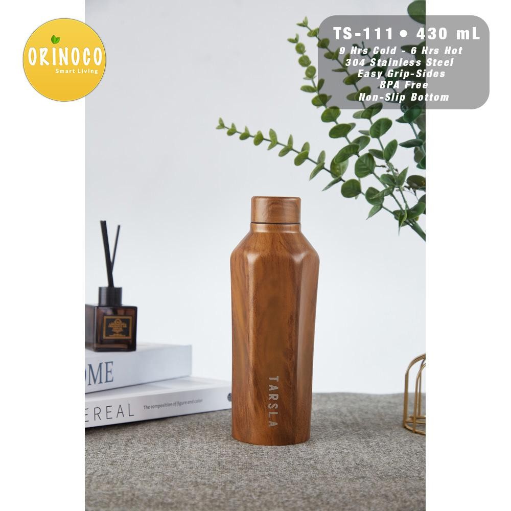 Jual [COD] Orinoco Insulated Tumbler Wood Pattern Aesthetic TS-111 Botol Minum Termos Stainless ...