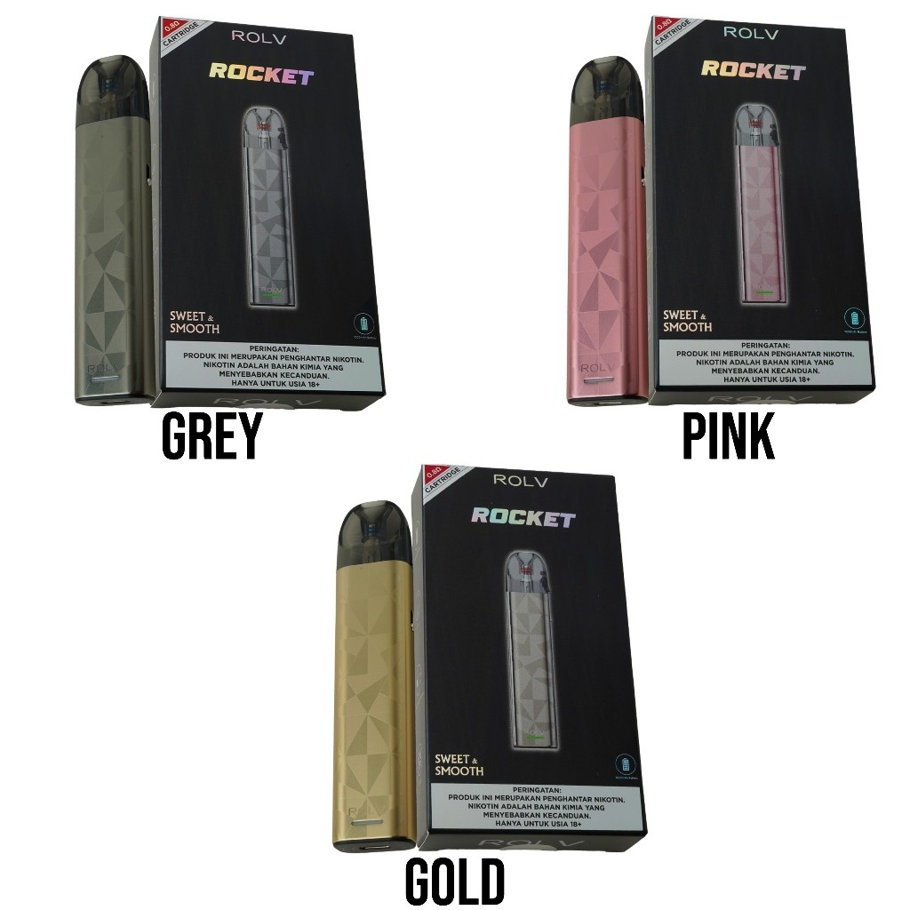 Jual Pod Vape ROLV Rocket Pod Kit 30W 1000Mah Authentic By Sweet and ...