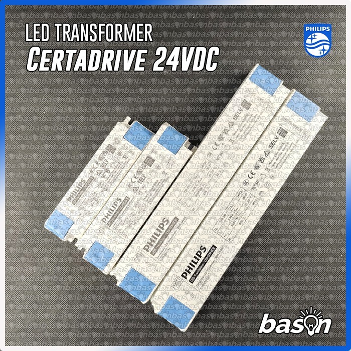 Jual PHILIPS Certadrive LED Transformer 30W 60W 120W 180W - Ballast 24VDC untuk lampu LED Strip ...