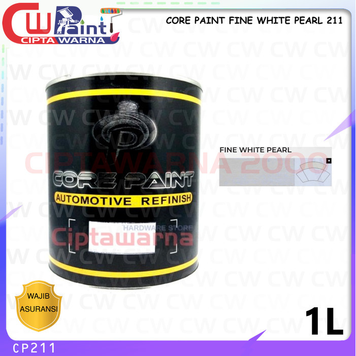Jual Core Paint Tinting Basecoat 211 Fine White Pearl Putih Cat Cet ...