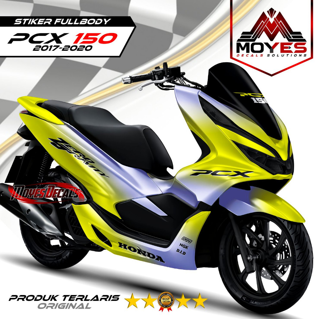 Jual Decal PCX 150 Stiker Fullbody skotlet Variasi Bunglon 2 Warna1 ...