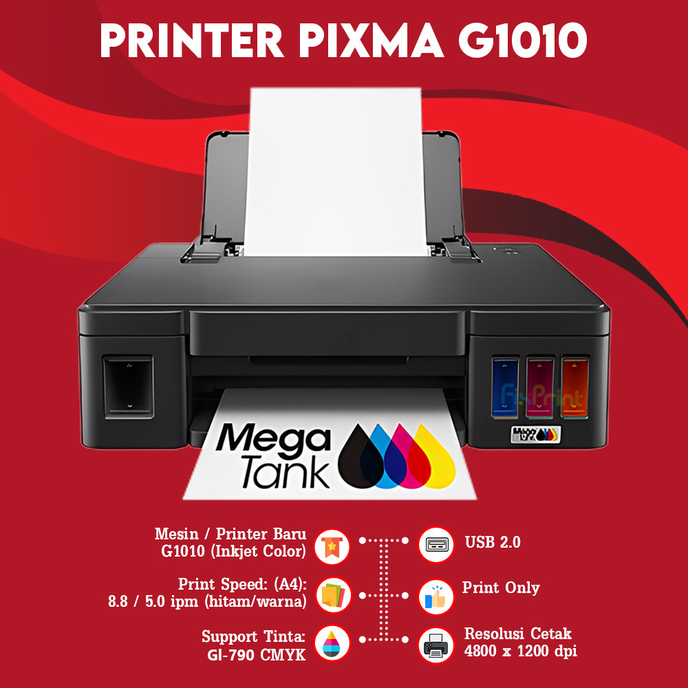 Jual Printer G1010 InkTank Print Only G 1010 Ink Tank Single Function ...
