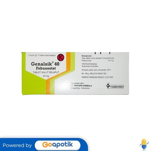 Jual Genalsik 40 Mg Box 30 Tablet | Shopee Indonesia