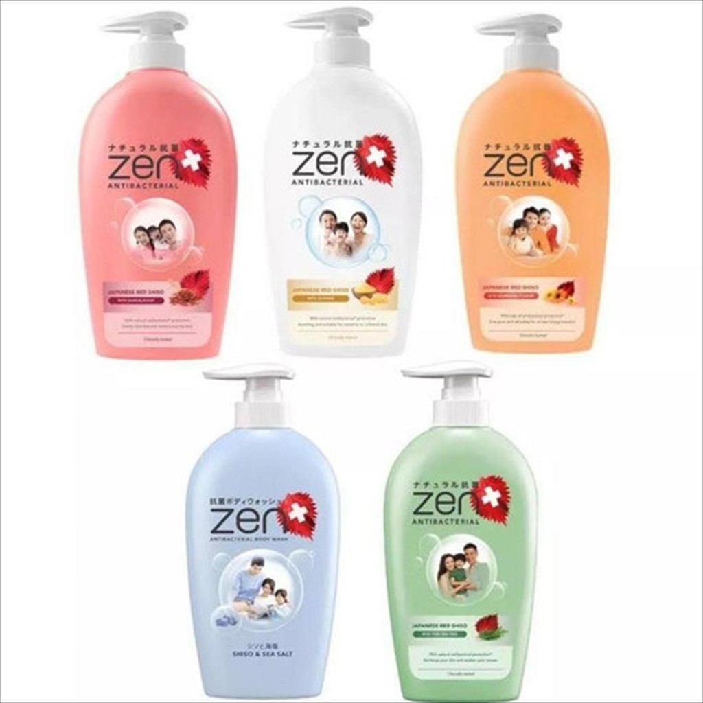 Jual ZEN ANTIBACTERIAL BODY WASH SABUN CAIR 480ml | Shopee Indonesia