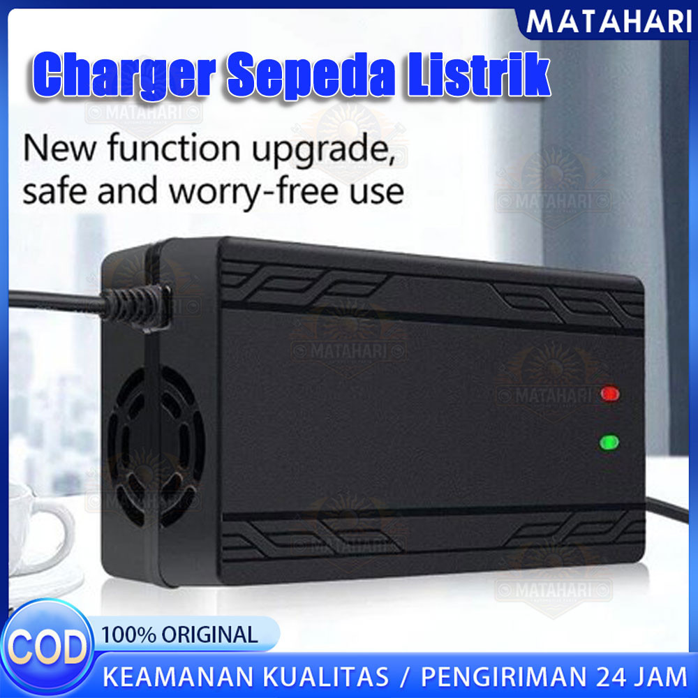Jual Charger Sepeda Listrik 48V 12ah / 48V20AH Universal Charger Motor Listrik / Baterai Selis ...