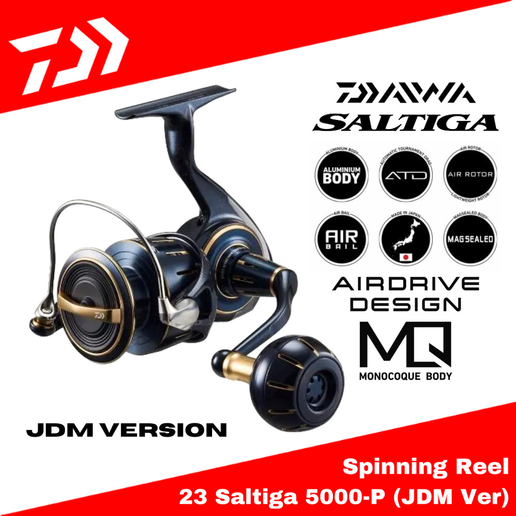 Jual Daiwa Spinning Reel 23 Saltiga 5000-P JDM Version | Shopee Indonesia