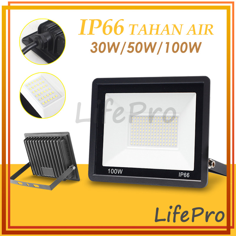 Jual Lampu Tembak Led Outdoor Lampu Sorot Led Floodlight IP66 ...