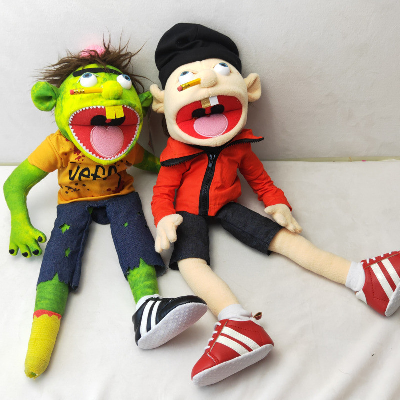 Jual Set of 2pcs 3pcs Jeffy Hand Puppet Plush Doll Toy Stuffed ...