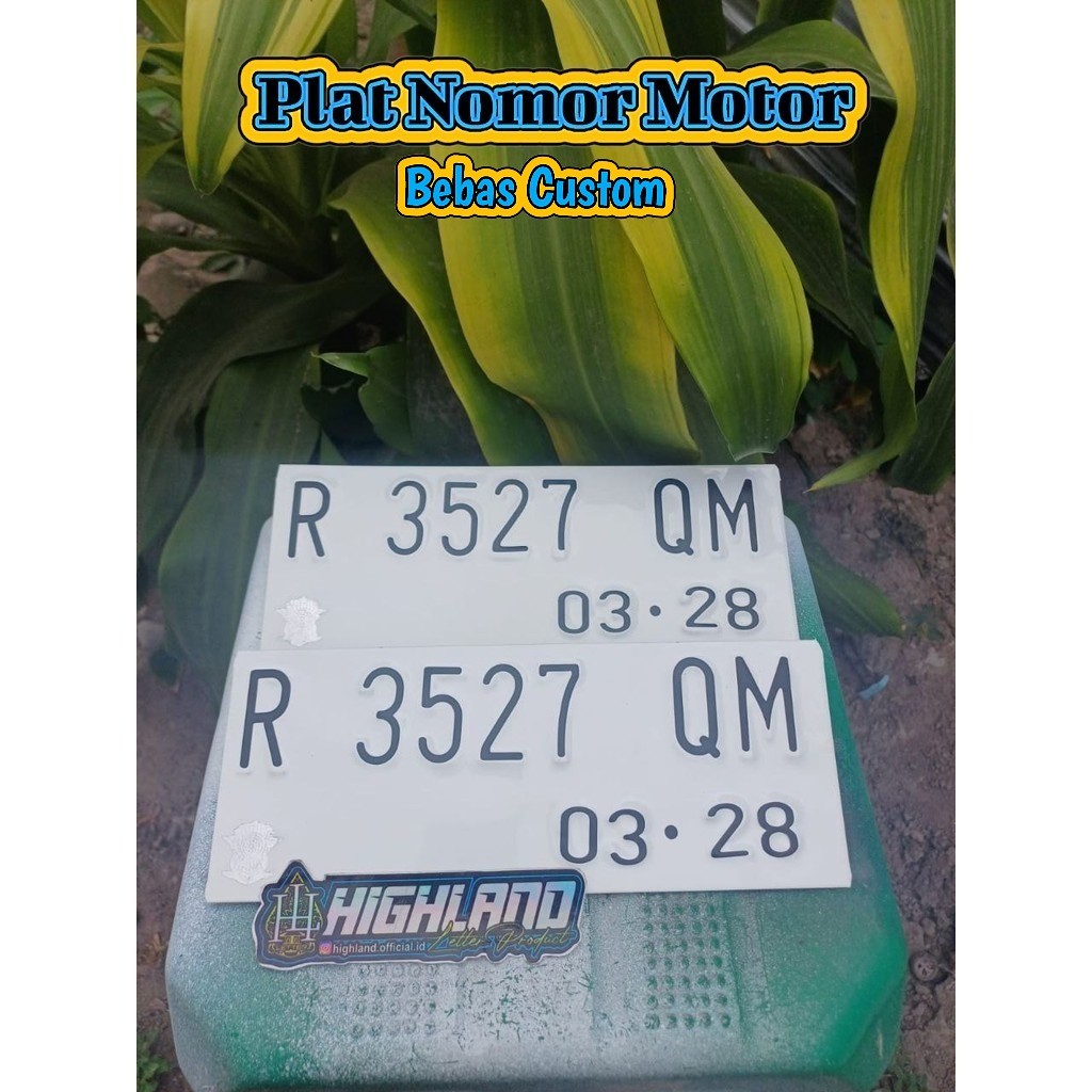 Jual Custom Plat Motor | Shopee Indonesia